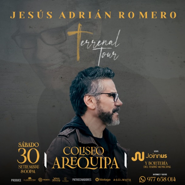 Jesús Adrián Romero dará concierto en Arequipa con “Tour terrenal”