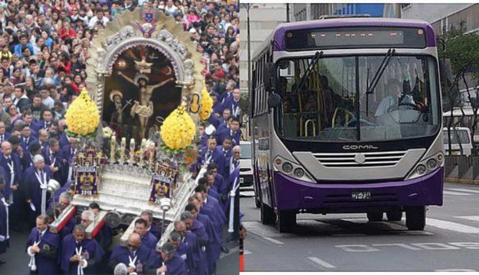 Señor de los Milagros: Corredor Morado operará hasta la 1am tras tercer ...